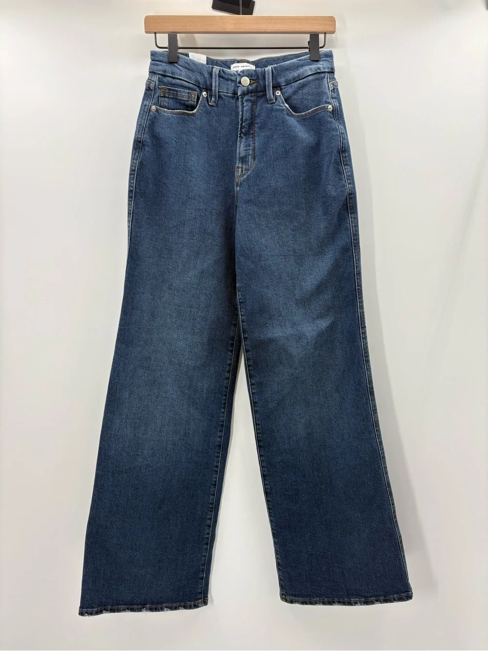 Good American | Jeans | Good American Good Skate High Rise Wide Leg ...
